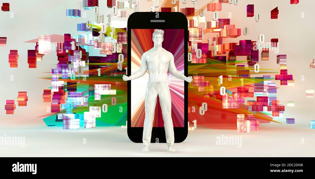Learning concept smartphone courses hi-res stock photography and images ...
