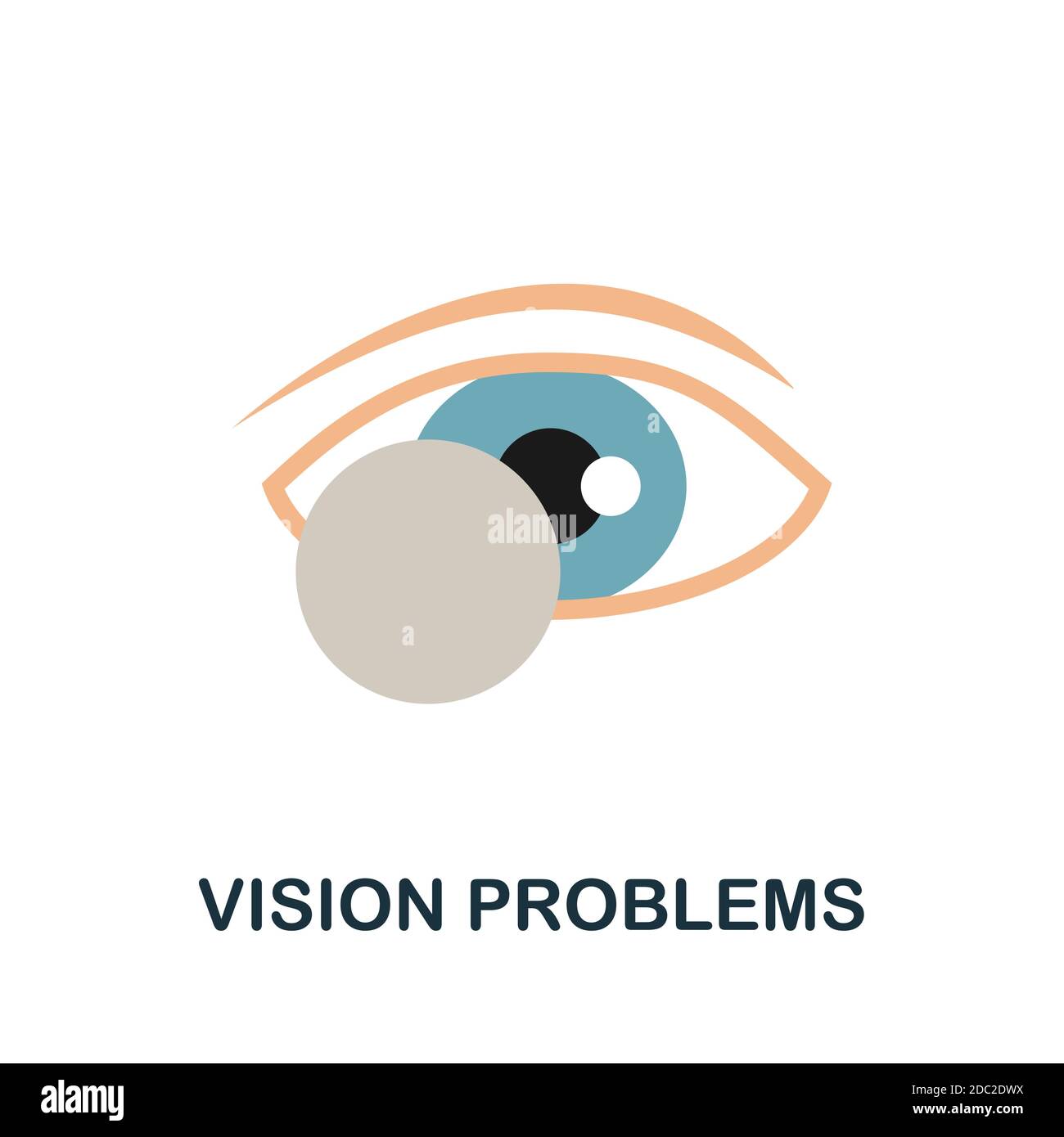 Bad sight senior Stock Vector Images - Alamy