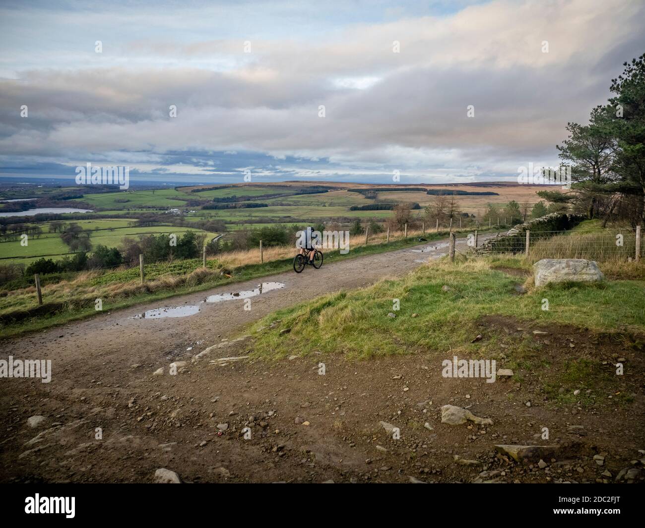Rivington Pike and Winter Hill above Anglezarke Reservoir in the West ...
