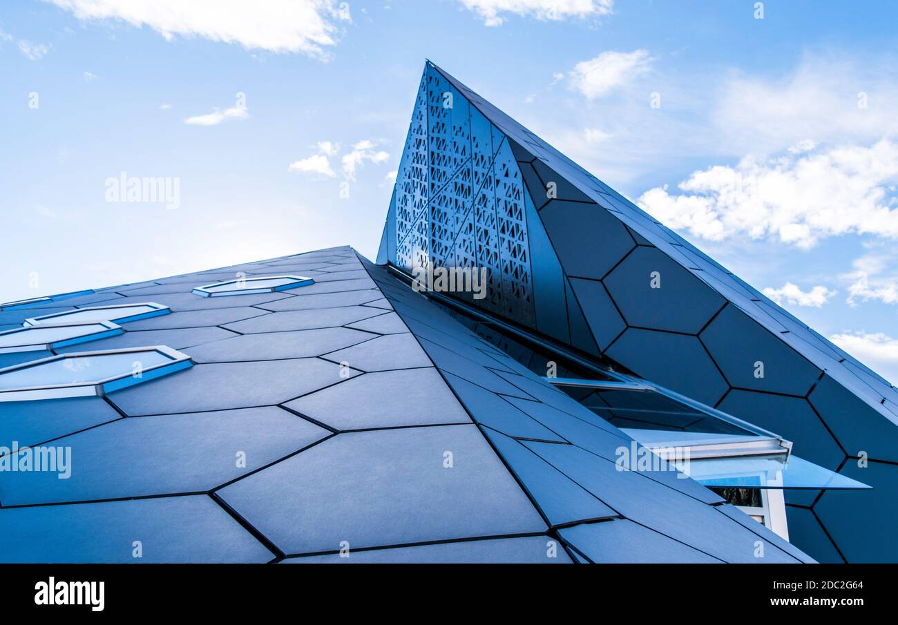 Science Pyramid Exhibition located in the Denver Botanic Gardens Stock ...