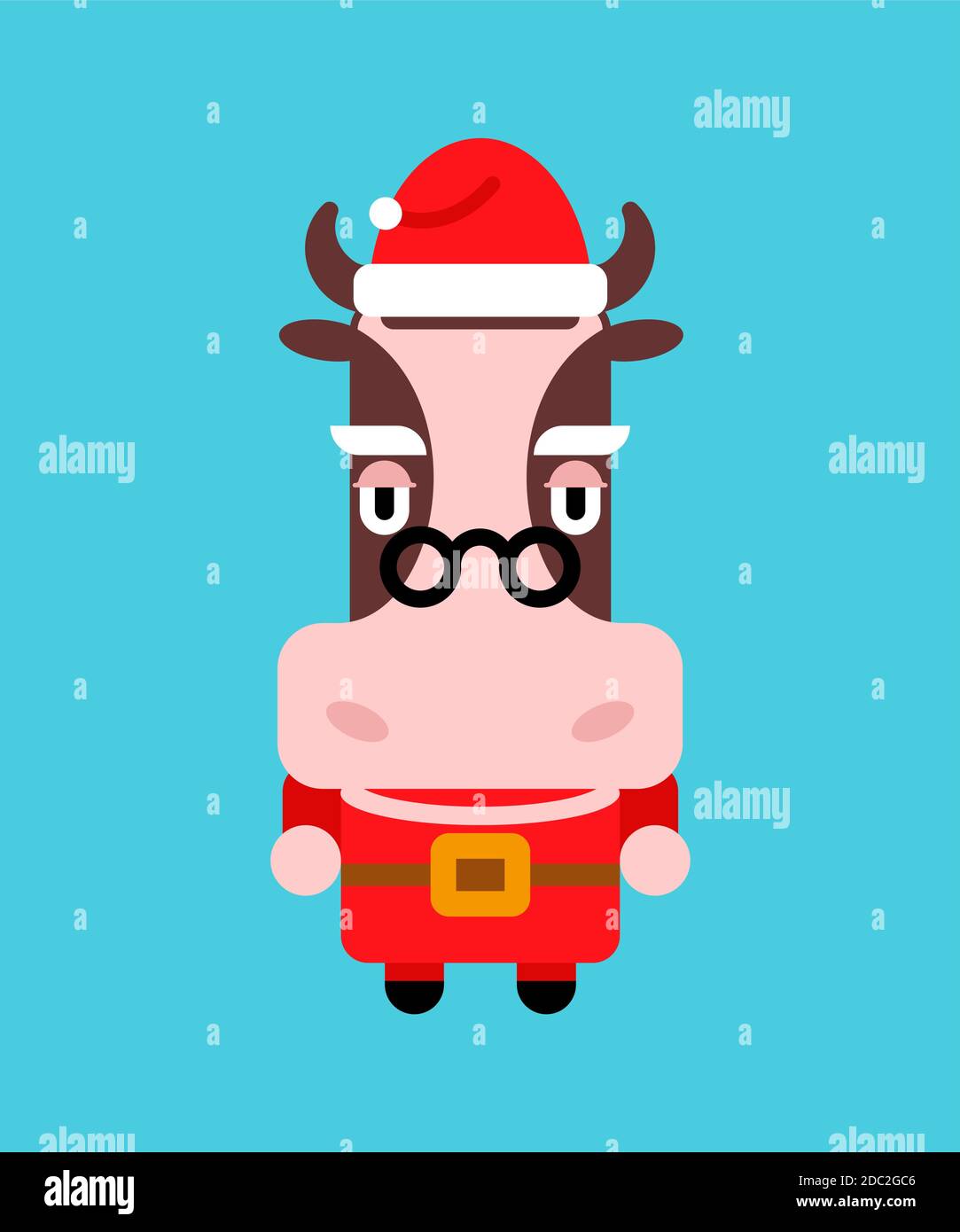 Santa with cow hi-res stock photography and images - Alamy