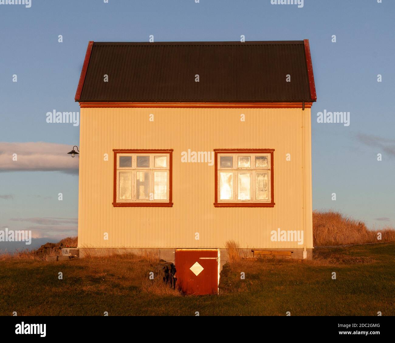 Small house in Iceland Stock Photo - Alamy