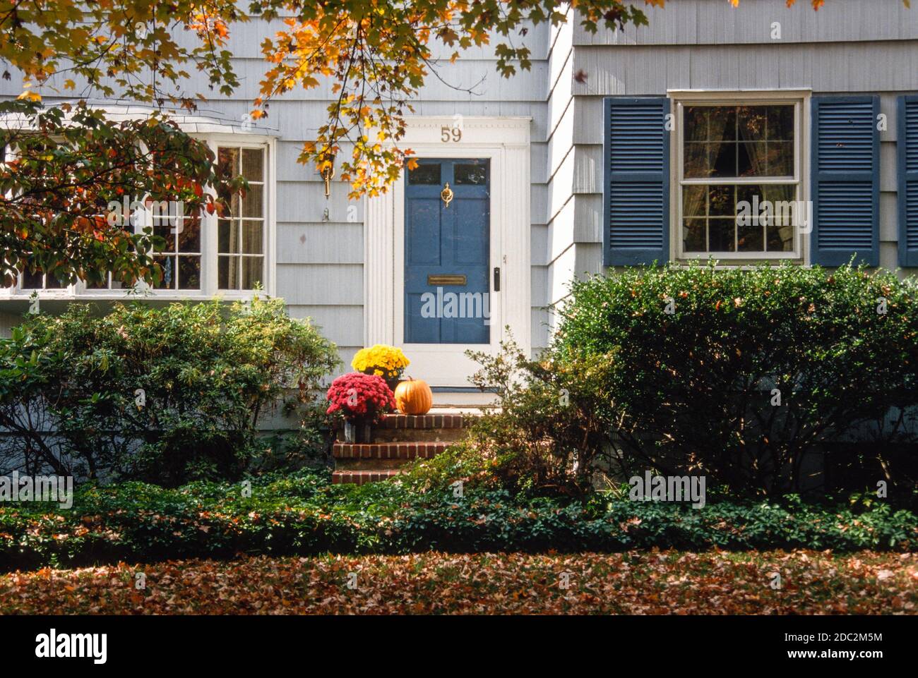 Modest suburban house in New Jersey, USA Stock Photo - Alamy