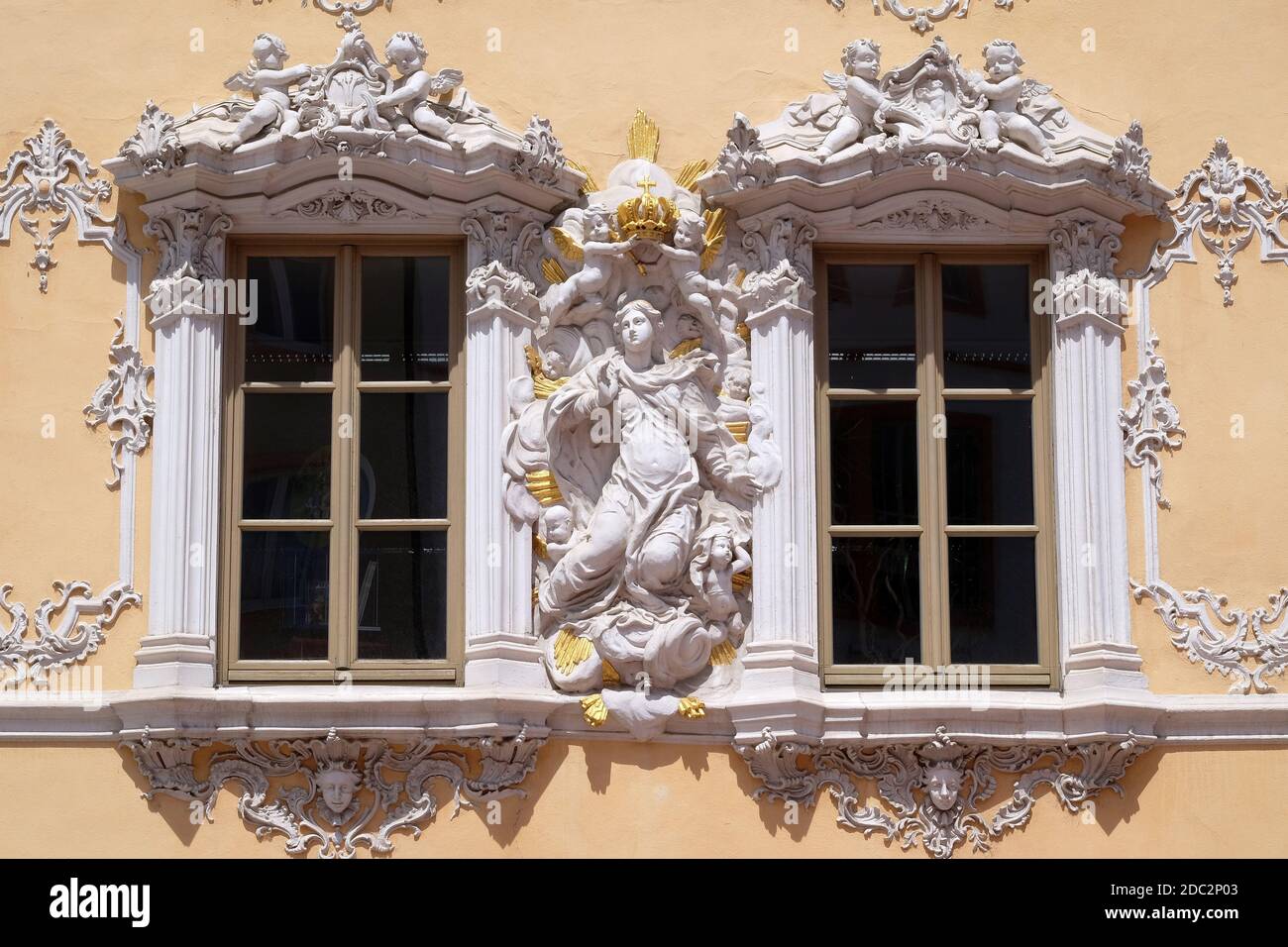 Virgin Mary, House of Falcon, the finest Rococo style building in the ...