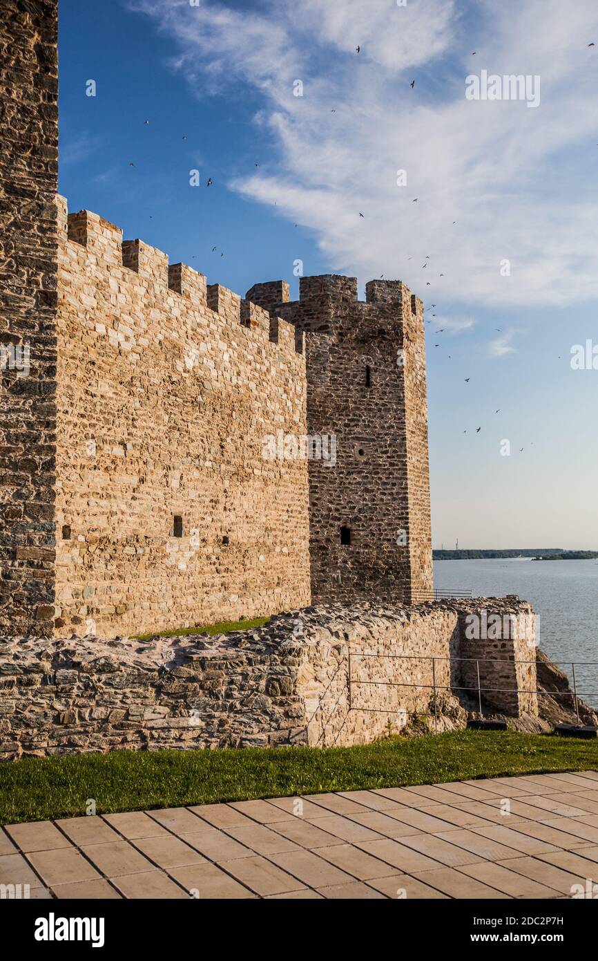 Cultural Heritage, Medieval Ram Fortress, old Ottoman fortress, border ...