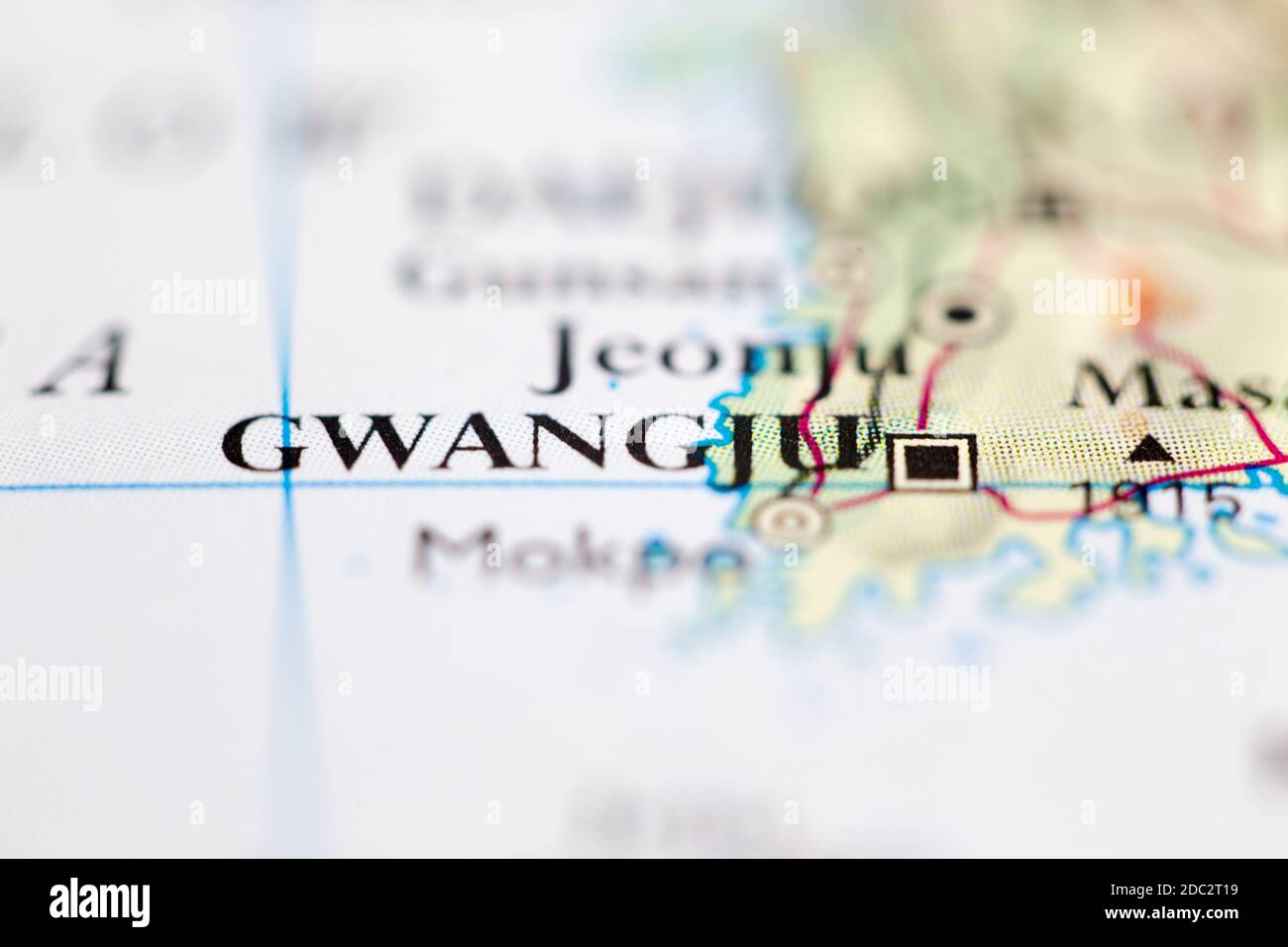 Map of gwangju hi-res stock photography and images - Alamy