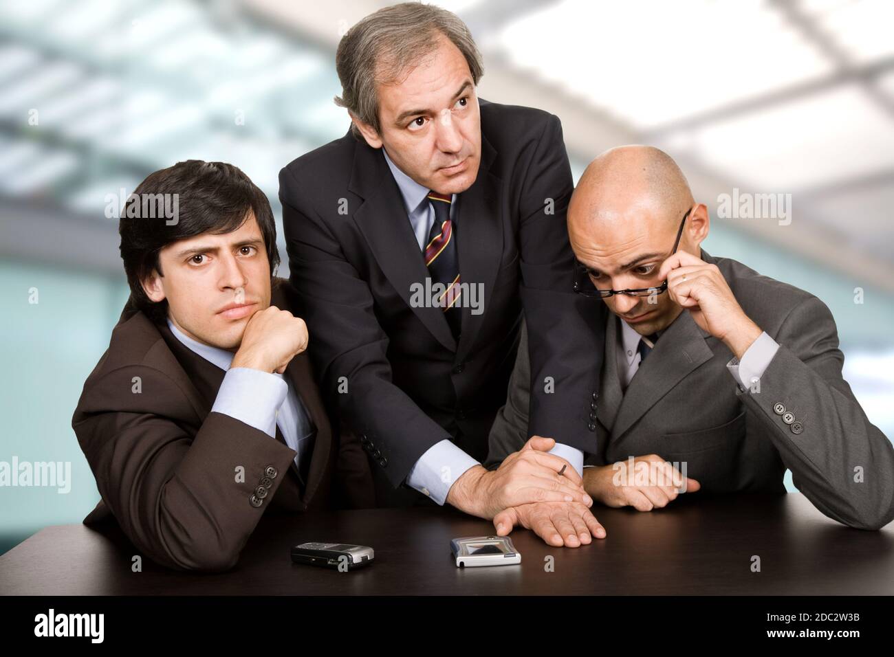 group of workers on a meeting at the office Stock Photo - Alamy