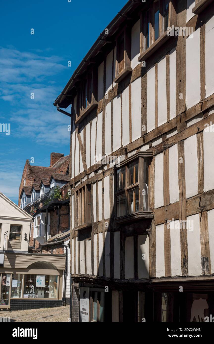 Shrewsbury medieval timber buildings hi-res stock photography and ...