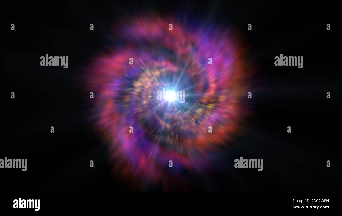 Cosmic Galaxy Background abstract light, illustration render Stock ...