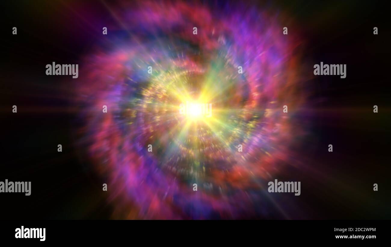 Cosmic Galaxy Background abstract light, illustration render Stock ...
