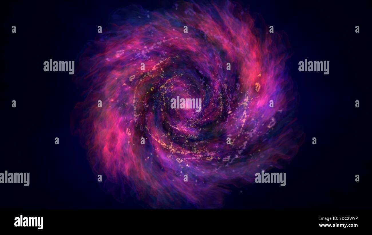 Cosmic Galaxy Background abstract light, illustration render Stock ...