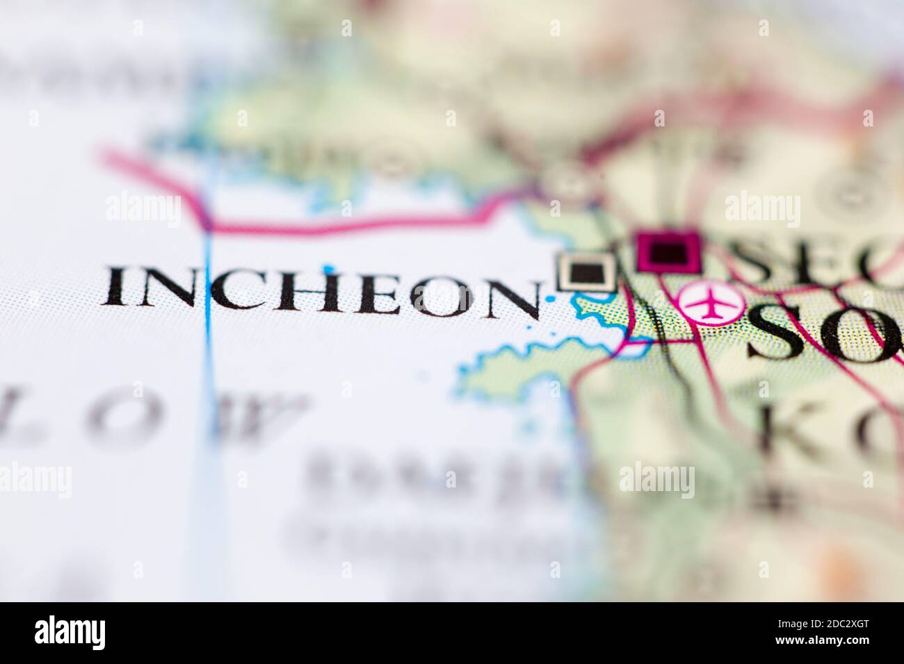 Map of incheon hi-res stock photography and images - Alamy