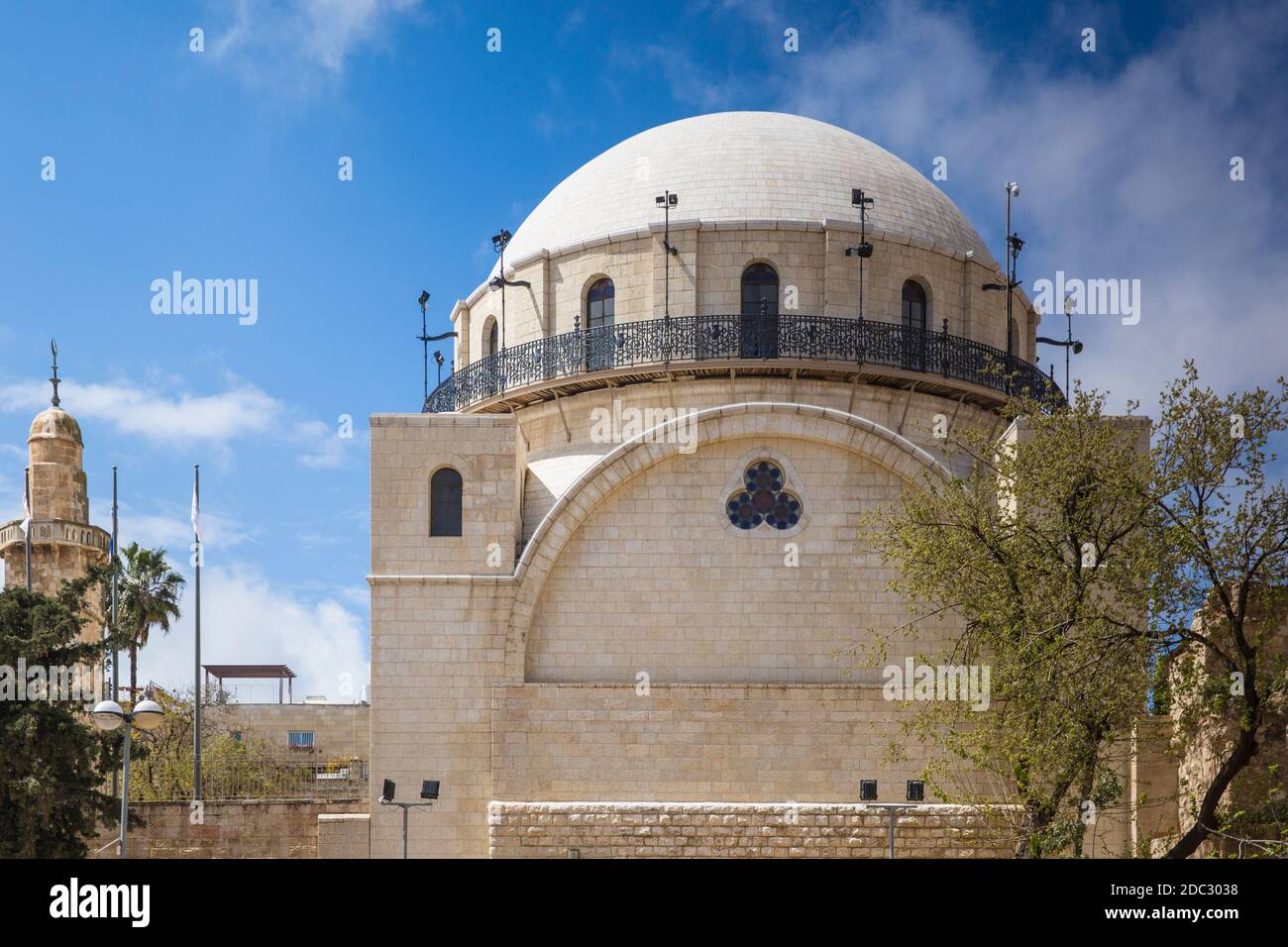Israel, Jerusalem, Jewish Quarter, Hurva Square, Hurva Synagogue Stock ...