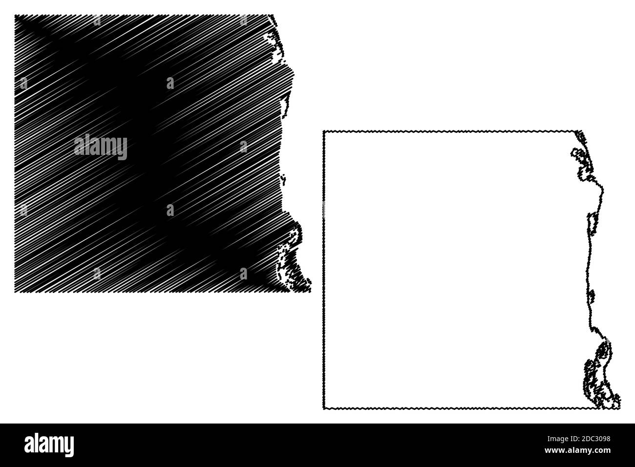 Houston minnesota map hi-res stock photography and images - Alamy