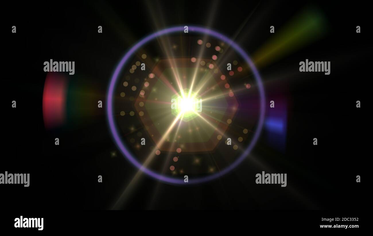 magic ball particle space light, render illustration Stock Photo - Alamy