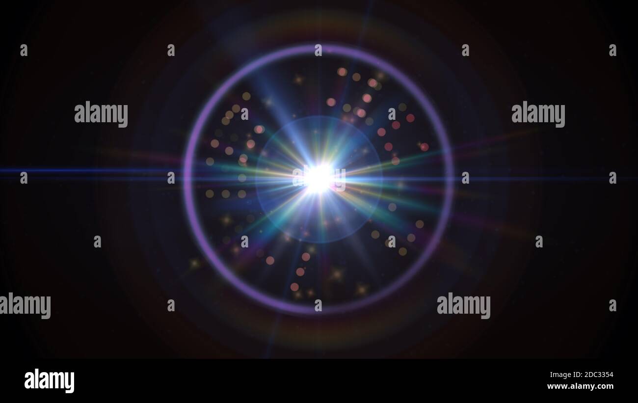 magic ball particle space light, render illustration Stock Photo - Alamy