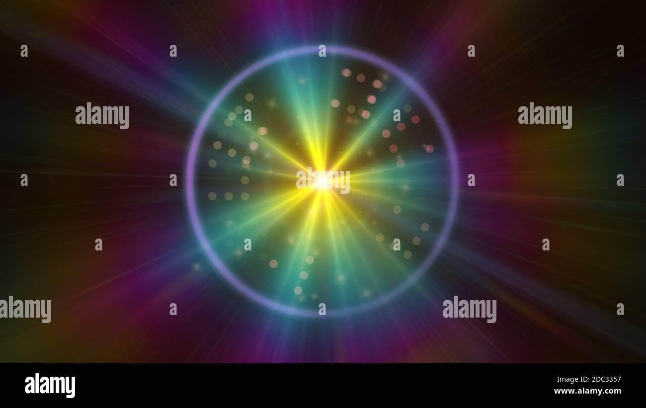 magic ball particle space light, render illustration Stock Photo - Alamy