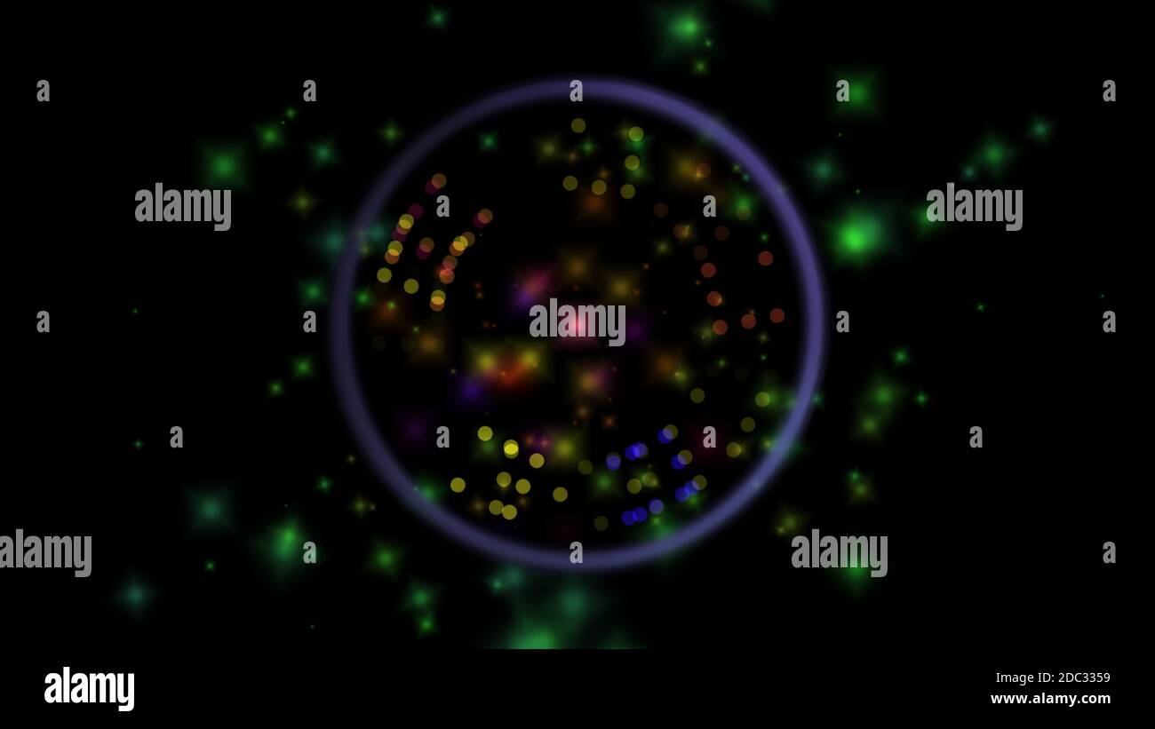 magic ball particle space light, render illustration Stock Photo - Alamy
