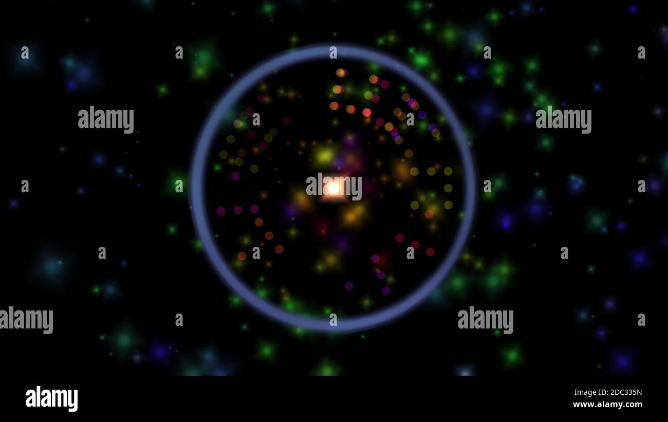 magic ball particle space light, render illustration Stock Photo - Alamy