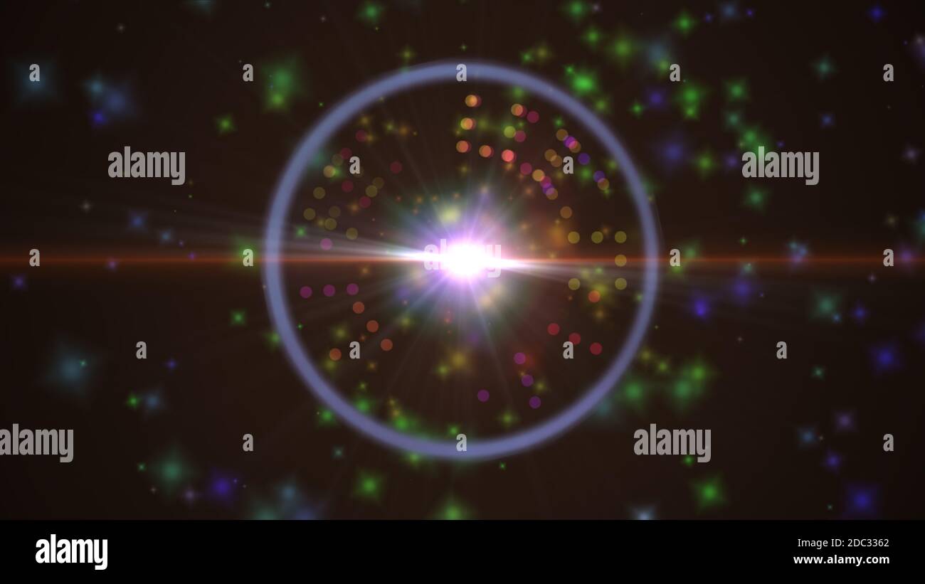 magic ball particle space light, render illustration Stock Photo - Alamy