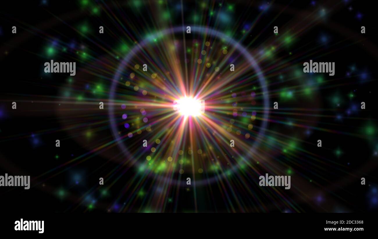 magic ball particle space light, render illustration Stock Photo - Alamy