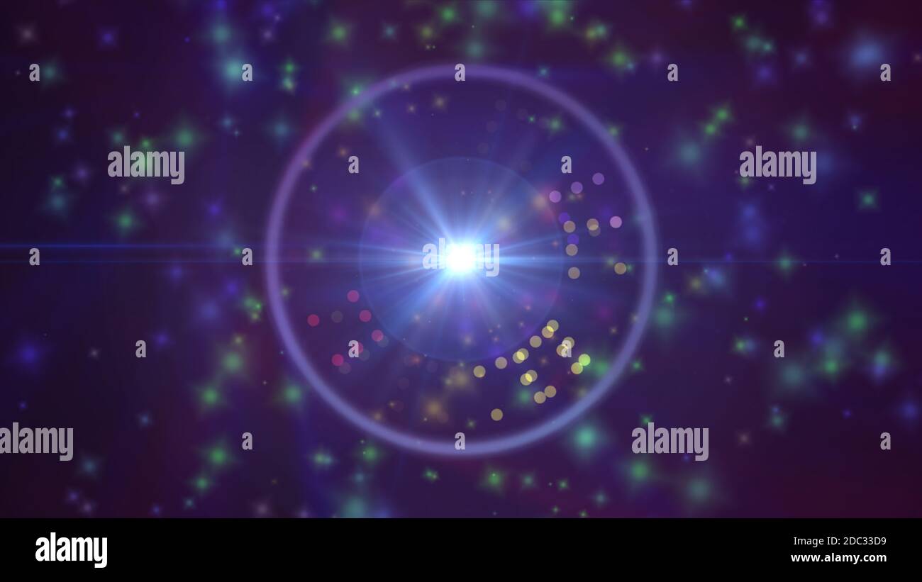 magic ball particle space light, render illustration Stock Photo - Alamy