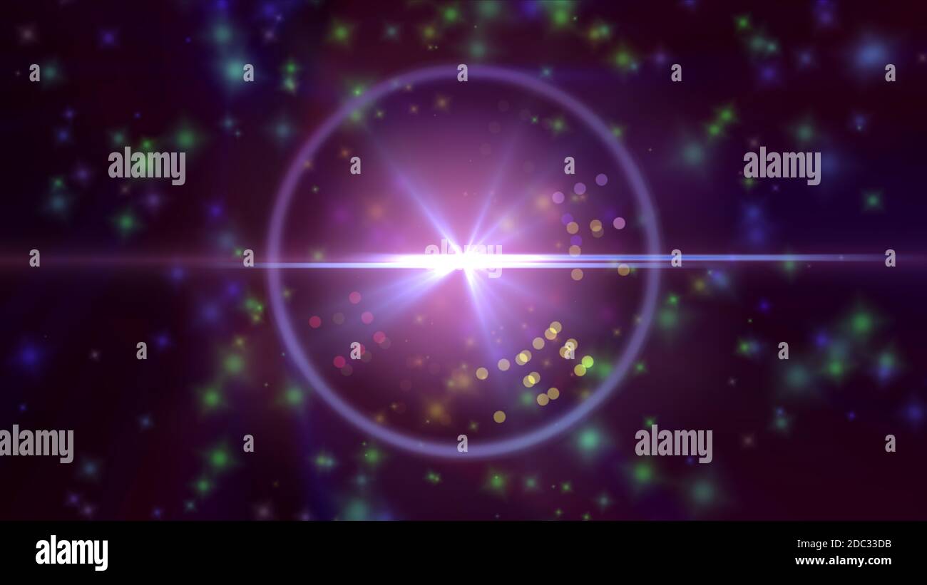 magic ball particle space light, render illustration Stock Photo - Alamy