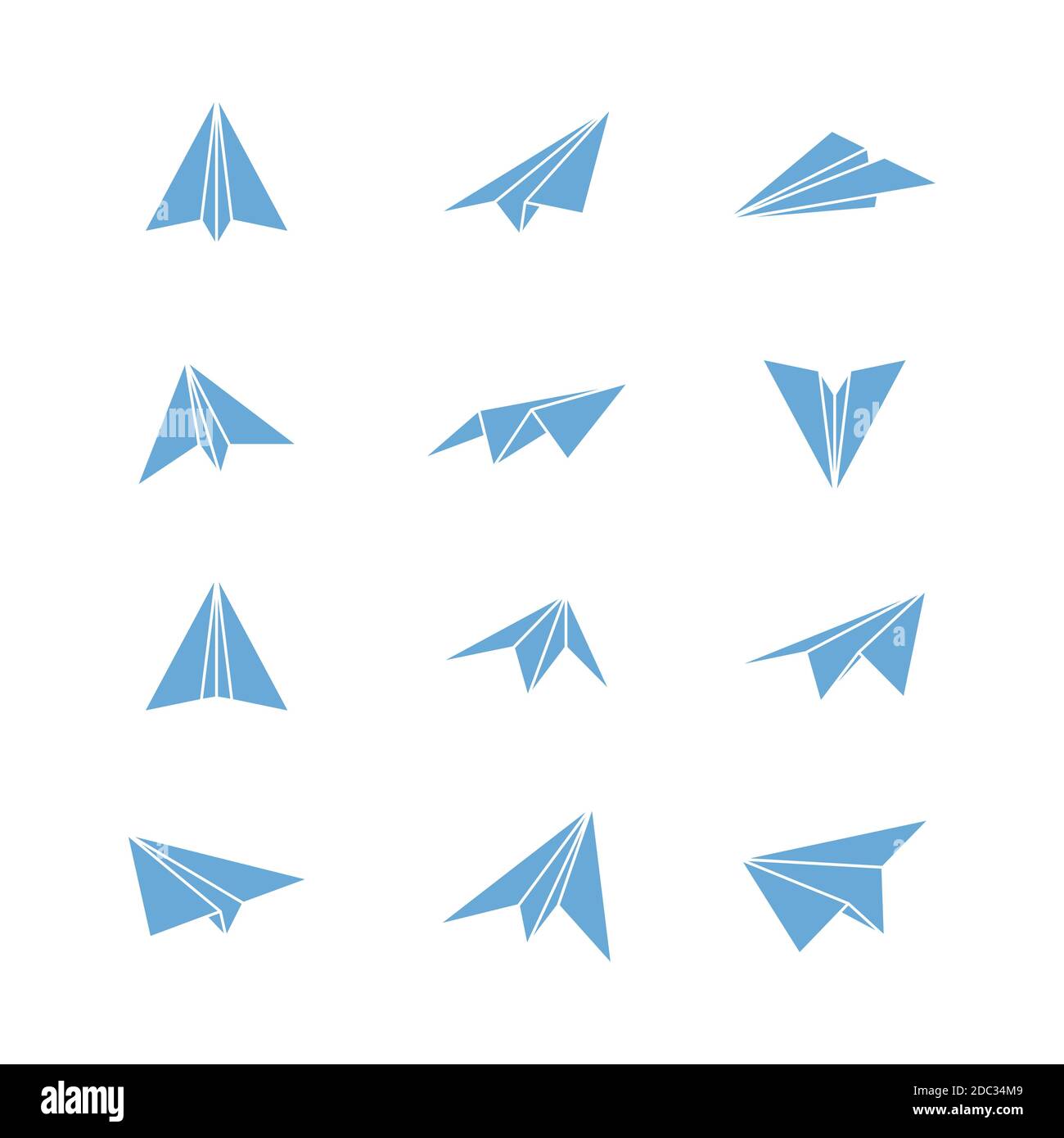 Paper plane Vector icon design illustration Template Stock Vector Image ...