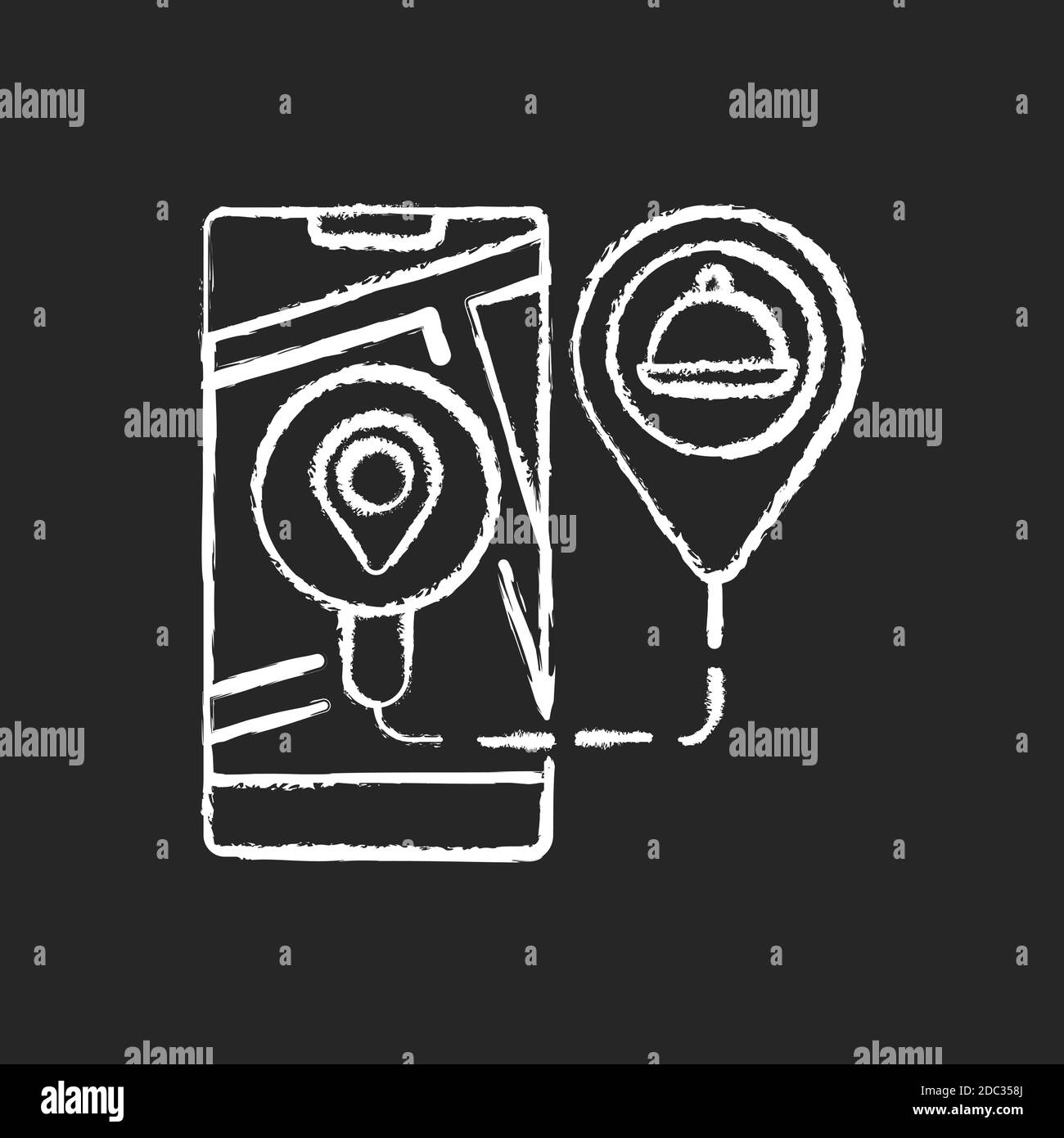 Real time tracking illustration Stock Vector Images - Alamy