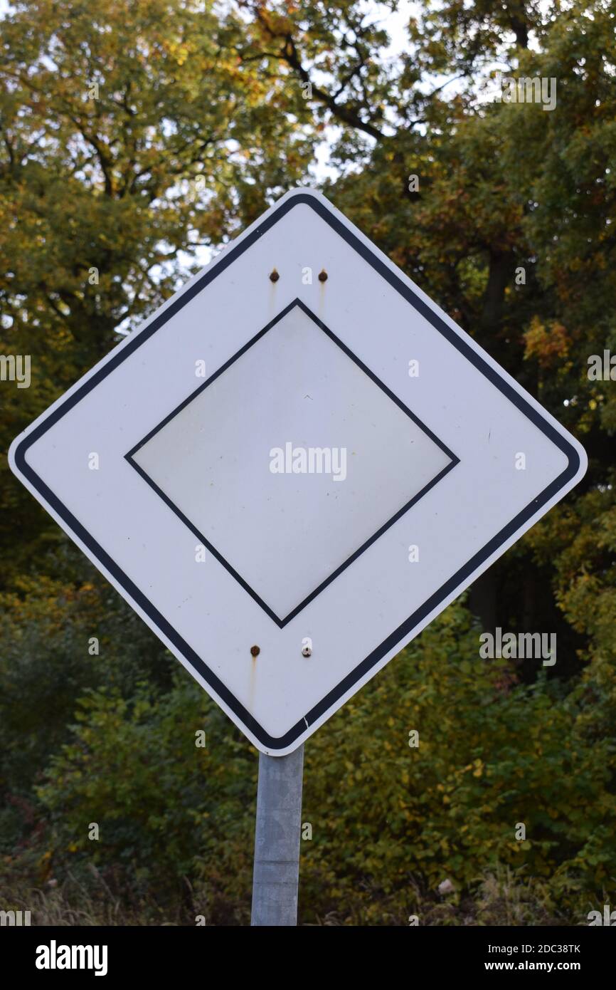 weathered traffic sign Stock Photo - Alamy