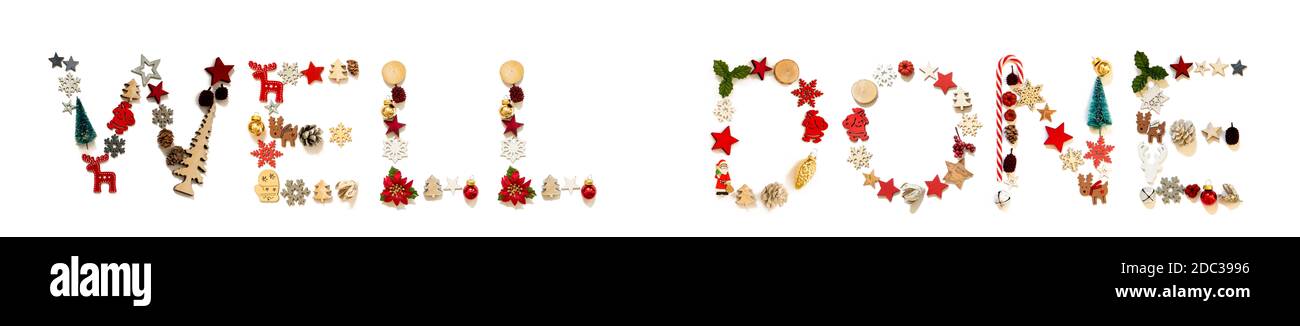 Well done word Cut Out Stock Images & Pictures - Alamy