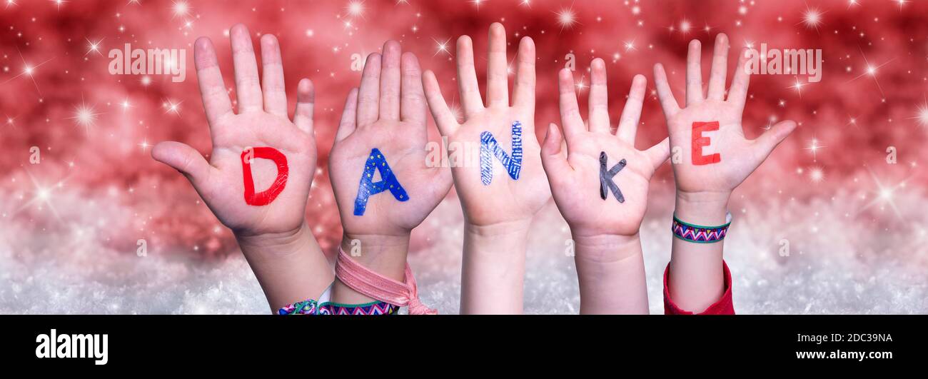 German word danke means thank hi-res stock photography and images - Alamy