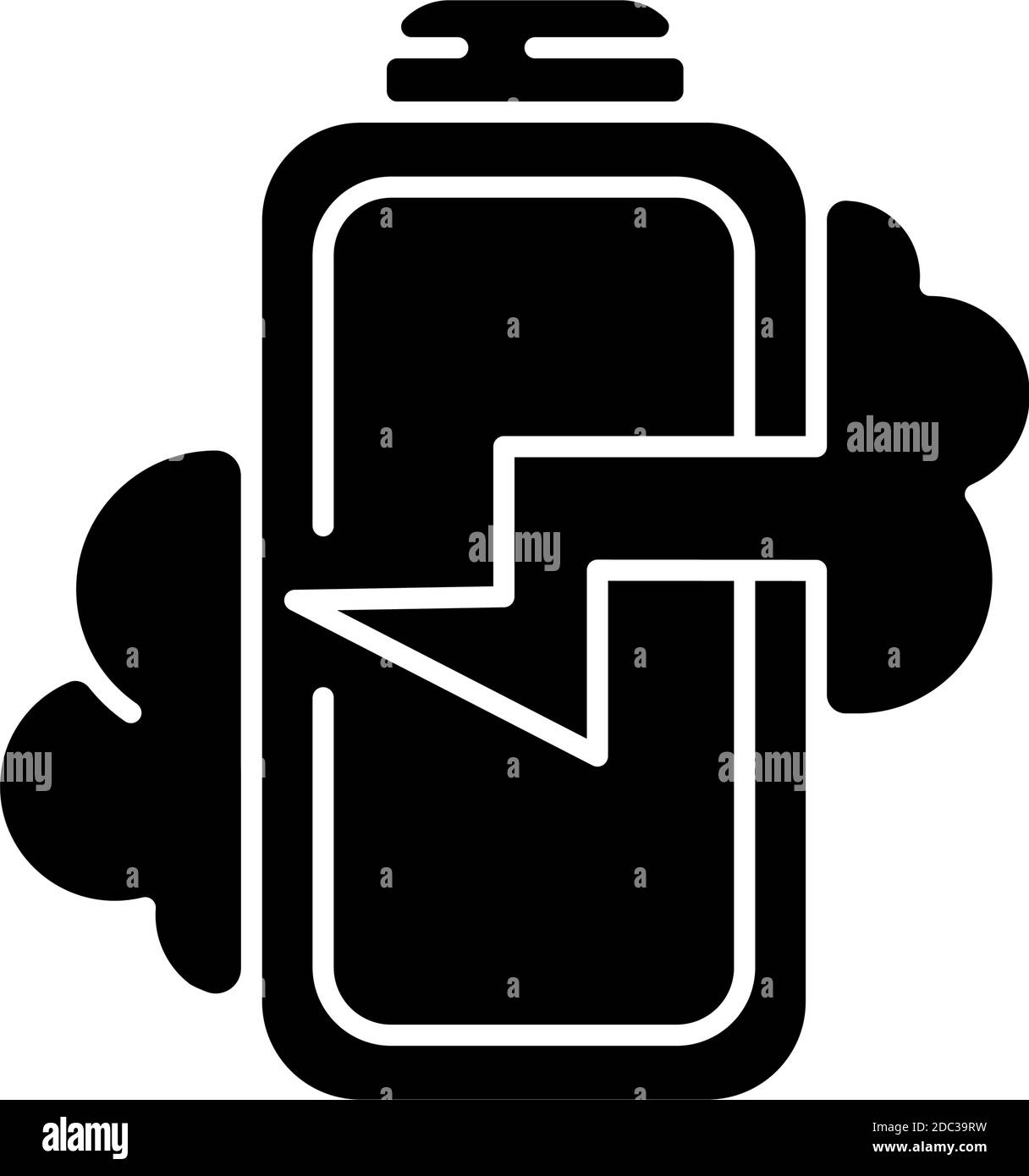 Battery breakdown Stock Vector Images - Alamy