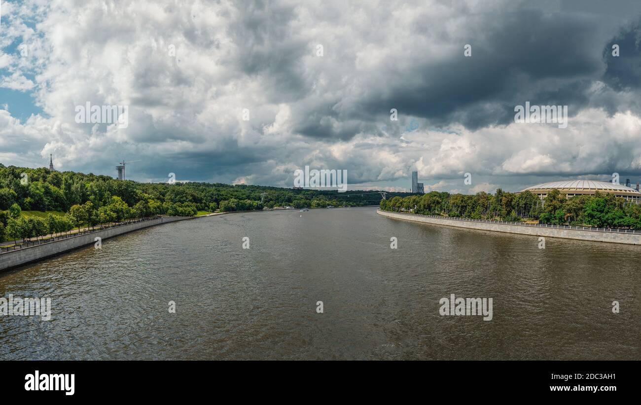 Aerial panoramic view moscow hi-res stock photography and images - Alamy