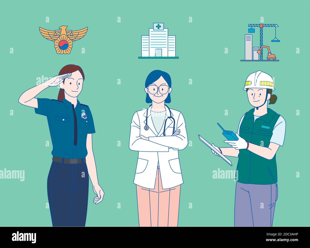 Servant girls Stock Vector Images - Alamy