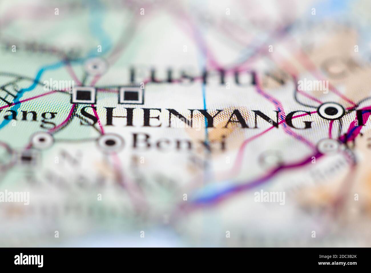 Map of shenyang hi-res stock photography and images - Alamy