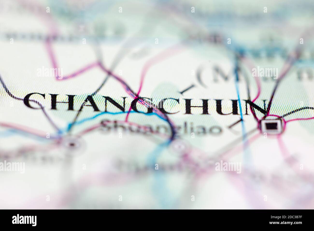 Map of changchun hi-res stock photography and images - Alamy
