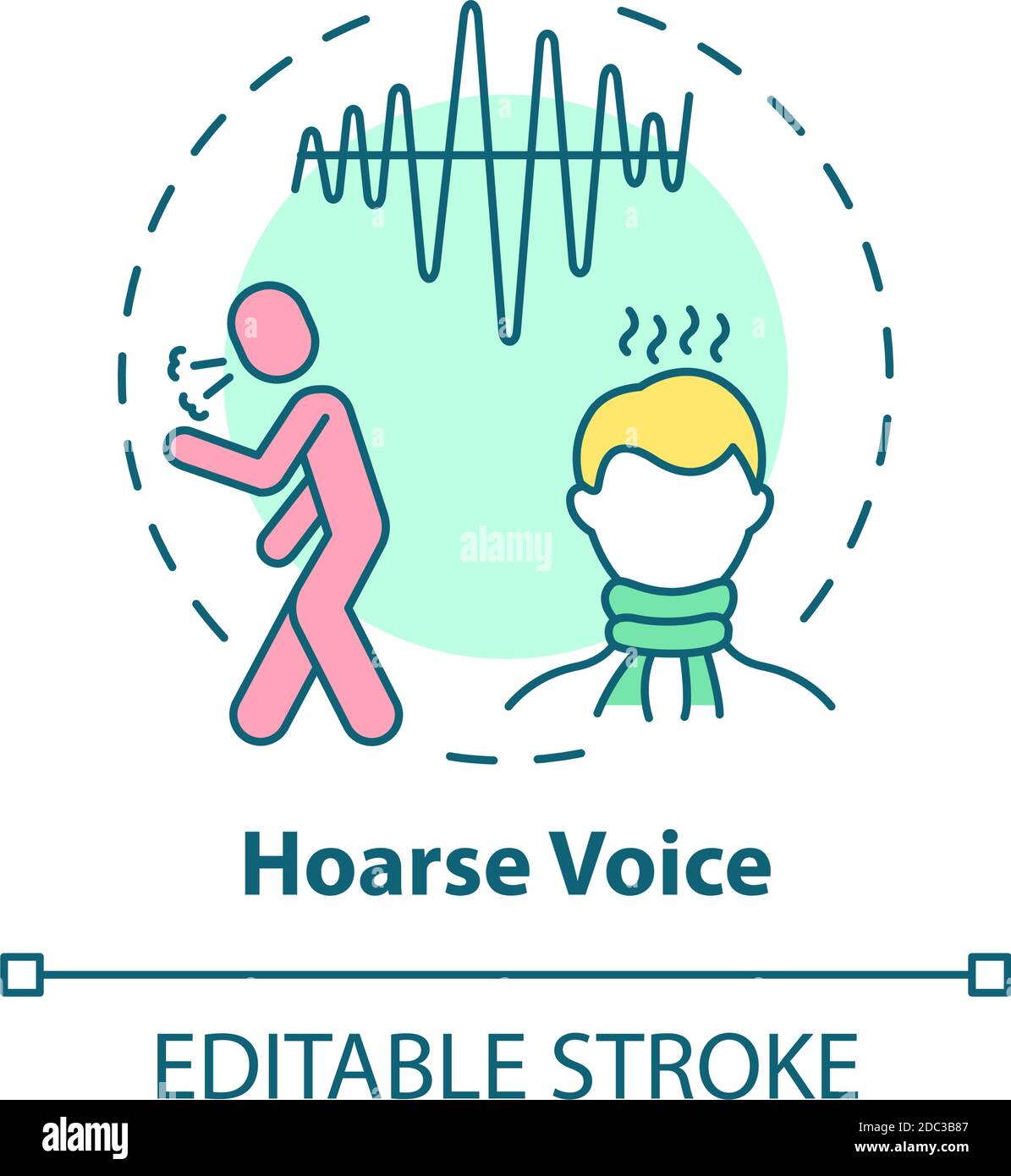 Sore throat swallow Stock Vector Images - Alamy