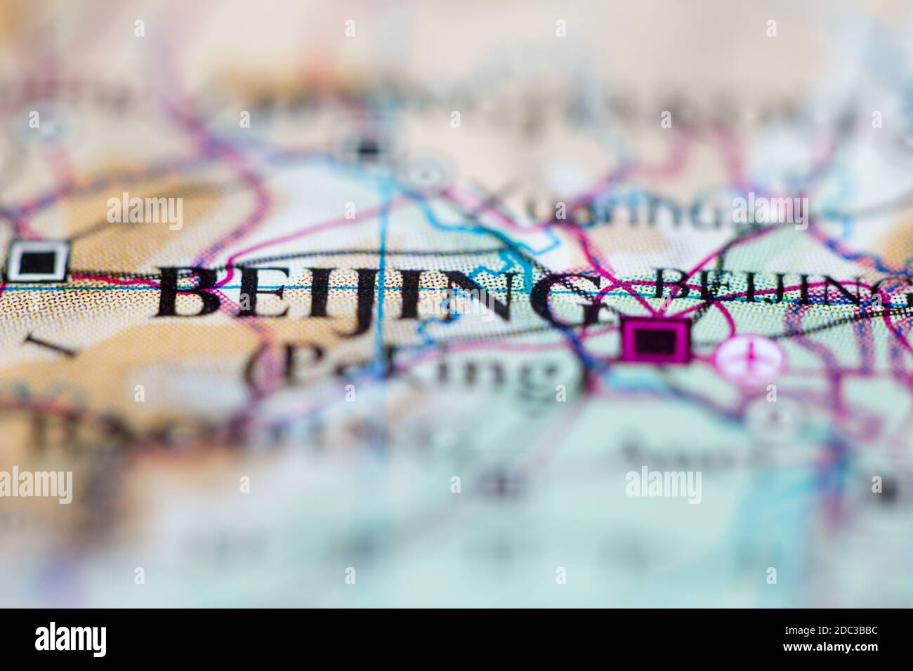 China political map capital beijing hi-res stock photography and images ...