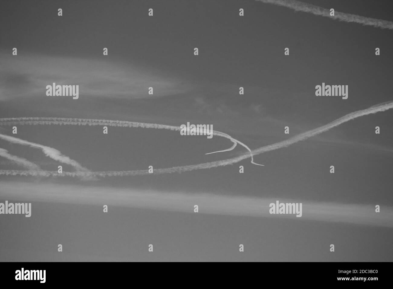 Tactical air maneuver of two eurofighter jets from the german airforce ...