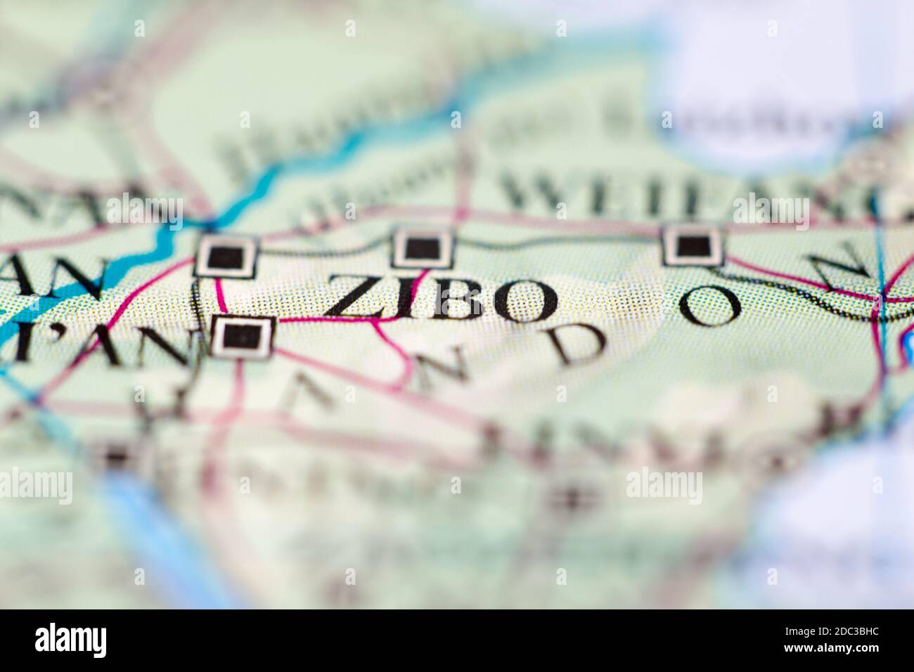 Zibo map hi-res stock photography and images - Alamy