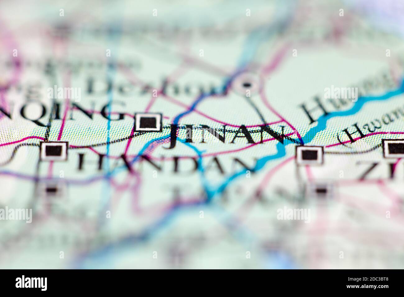 Map of jinan hi-res stock photography and images - Alamy