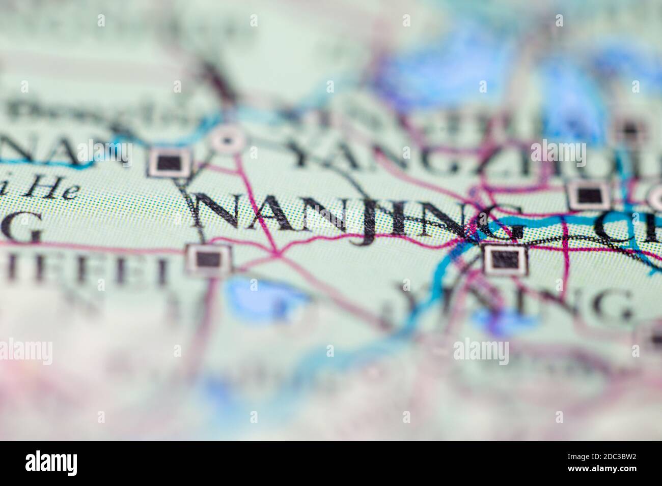 Nanjing map hi-res stock photography and images - Alamy