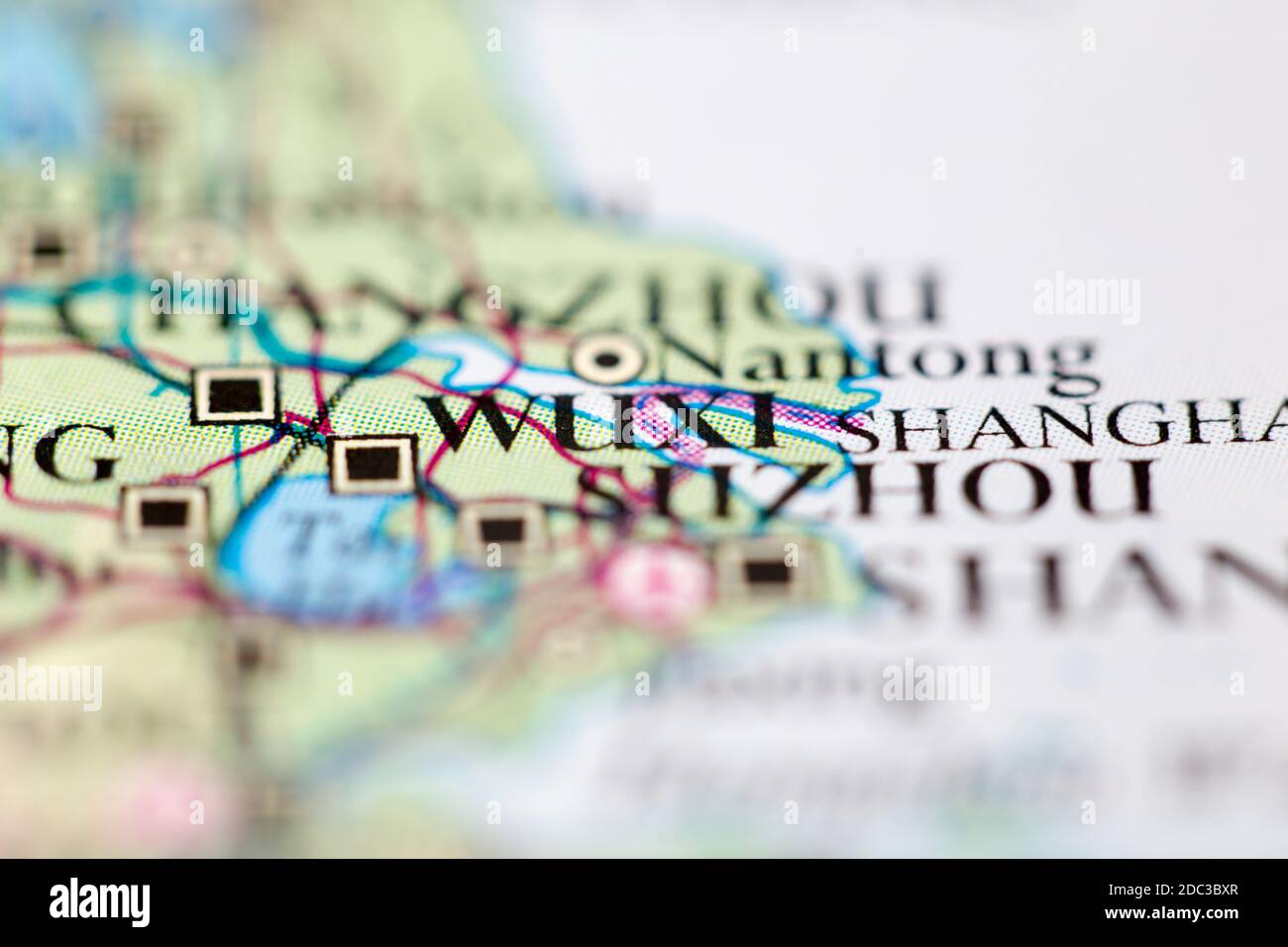 Wuxi map hi-res stock photography and images - Alamy