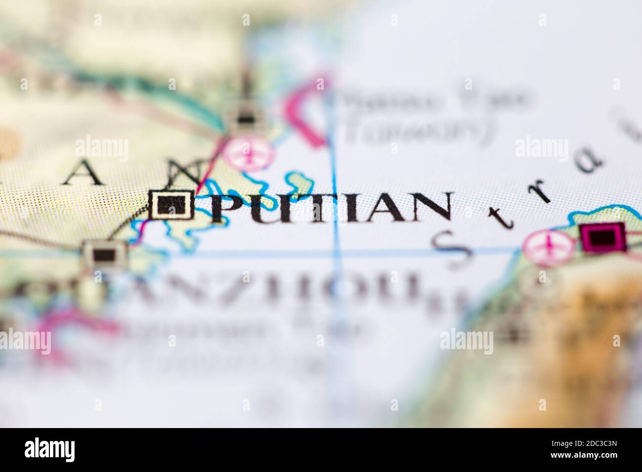 Putian map hi-res stock photography and images - Alamy