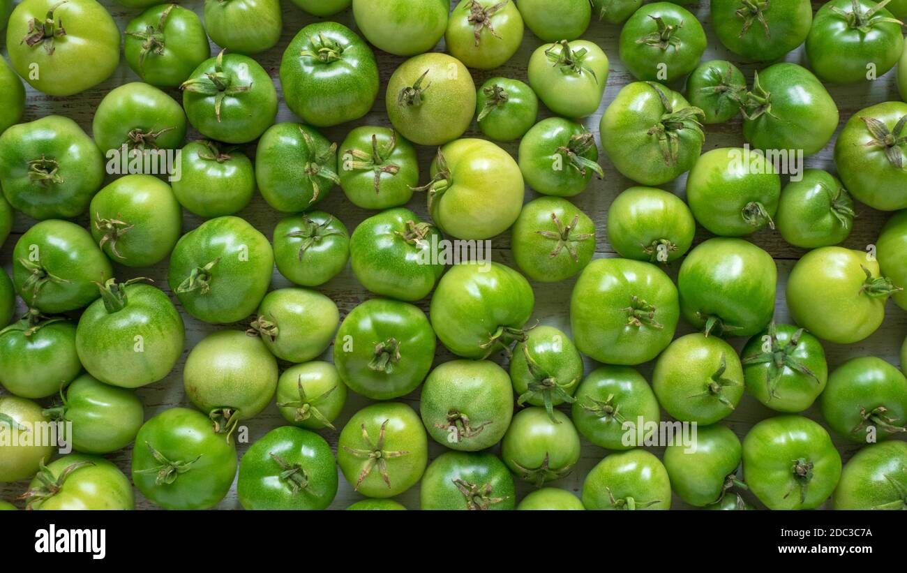 Top view unripe green hi-res stock photography and images - Alamy
