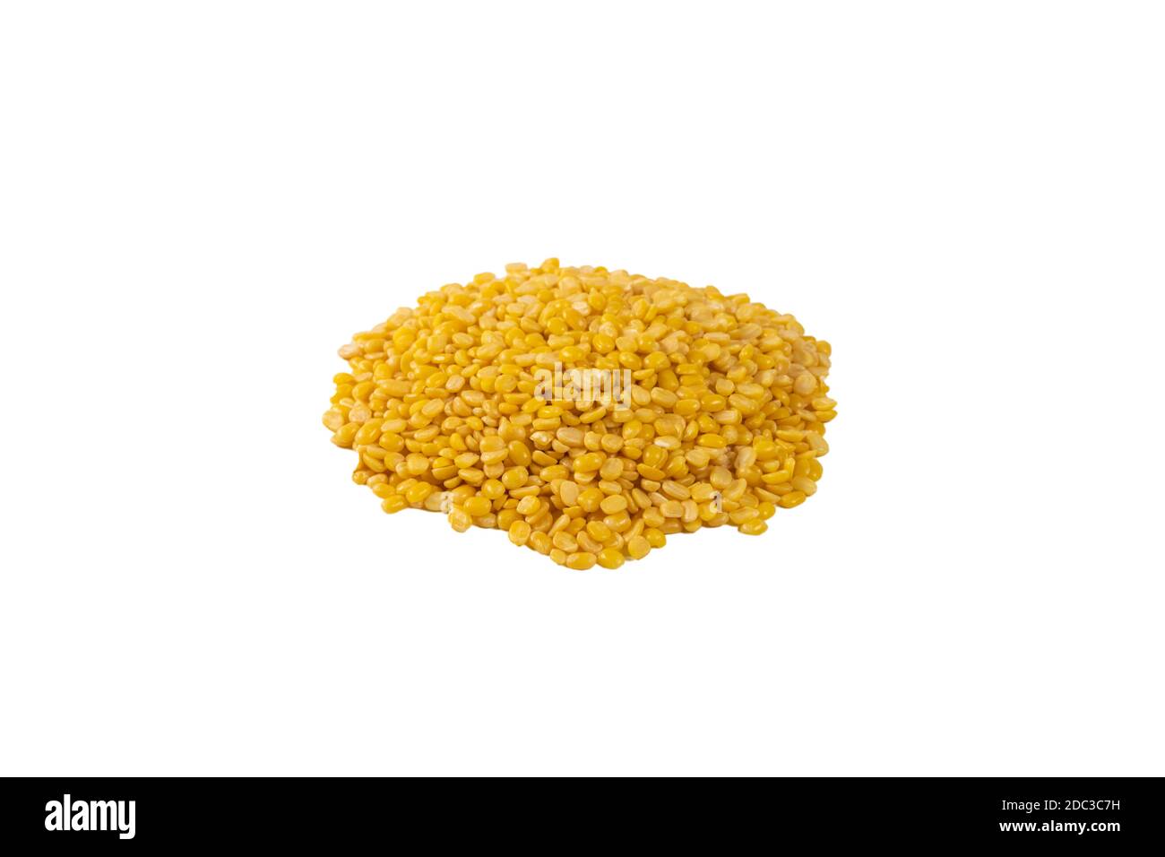 Mung dal or Mung daal bean heap isolated on white background. nutrition ...