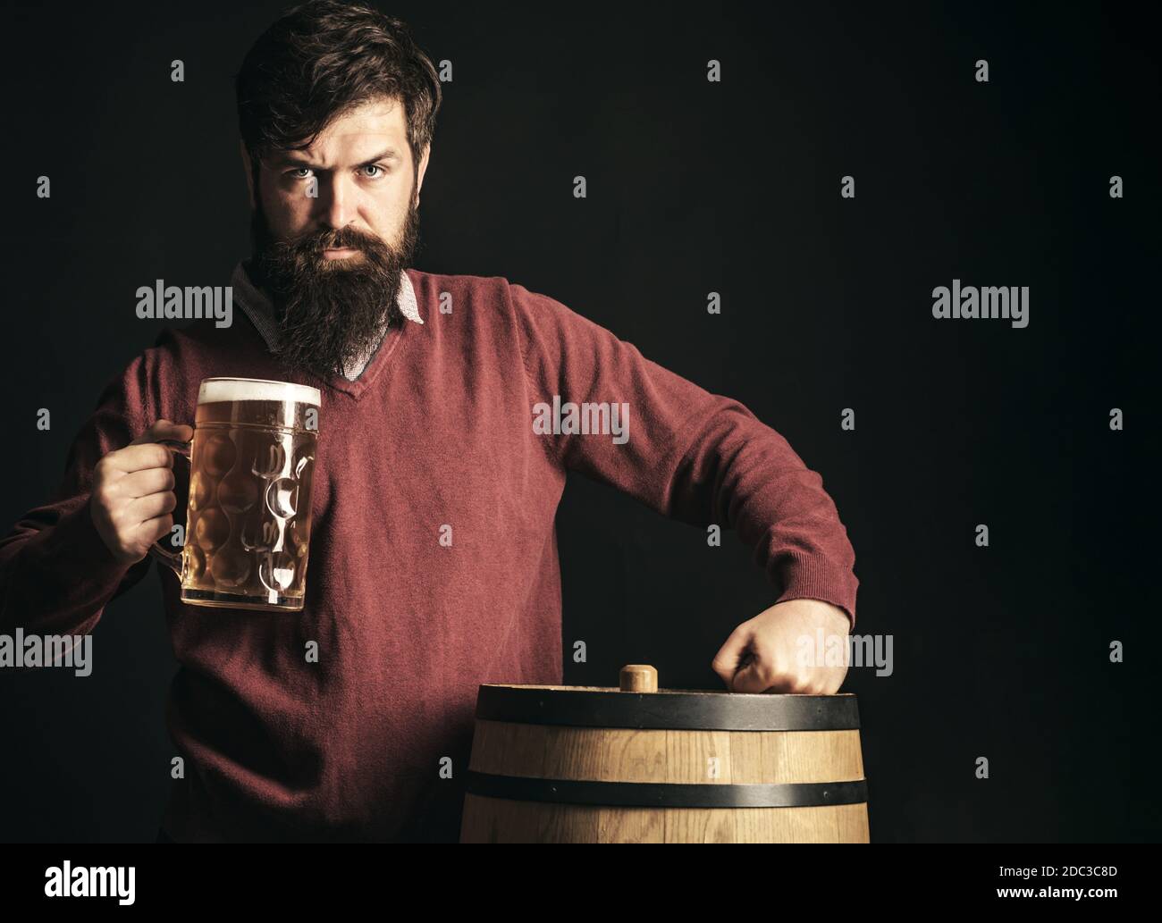 Man with beer. Beer in the UK. Beer Types and Styles. Germany Bavaria ...