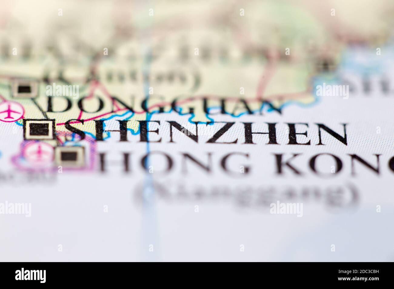 Map of shenzhen hi-res stock photography and images - Alamy