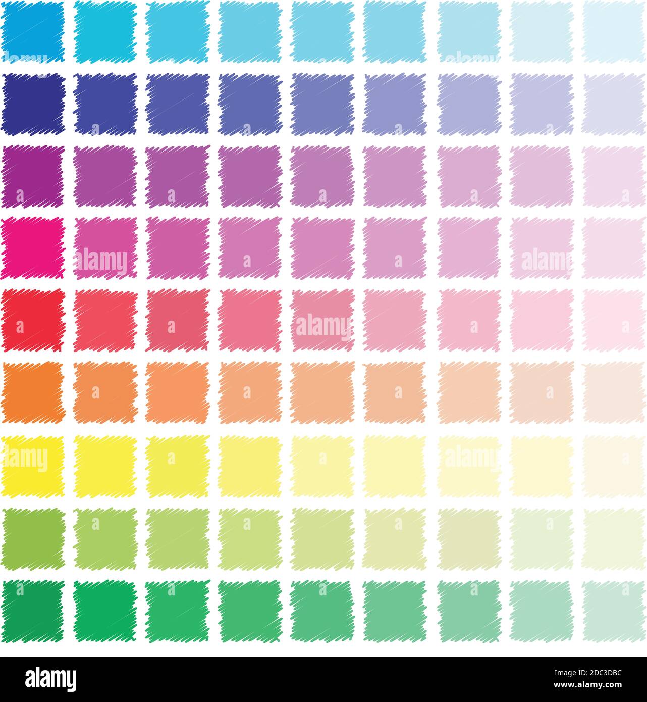 Ceramic palette Stock Vector Images - Alamy